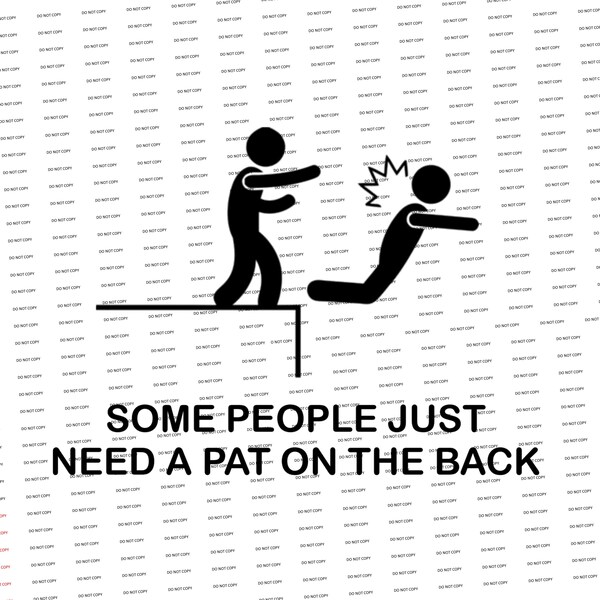 Some People Pat on the Back Svg - Etsy