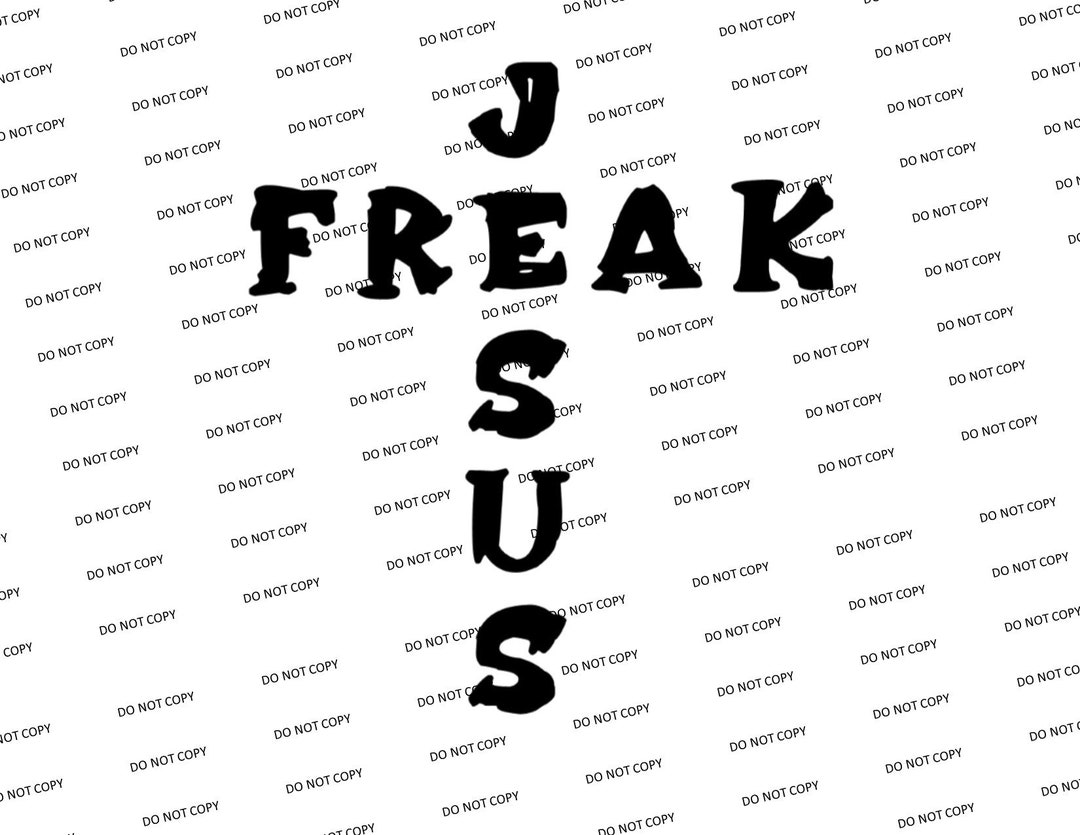 Digital Svg/png-jesus Freak christian - Etsy