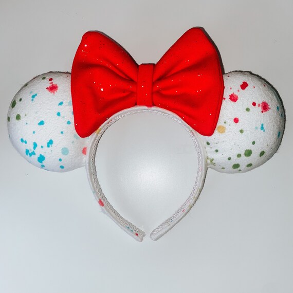 Paint Splatter Inspired Art of Animation Ears Mouse Ears - Etsy