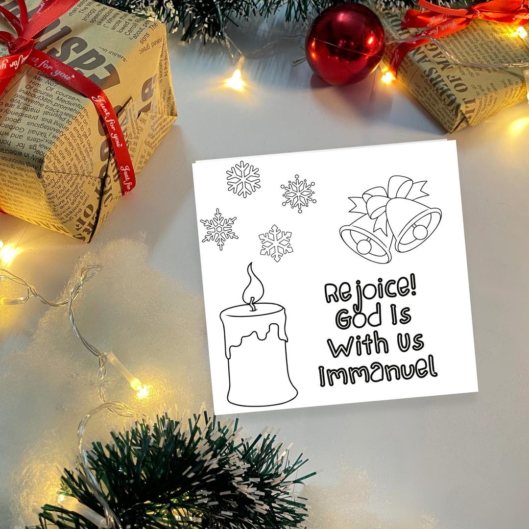 10 Design Nativity Christmas Cards Coloring Pages for Kids , Christmas ...