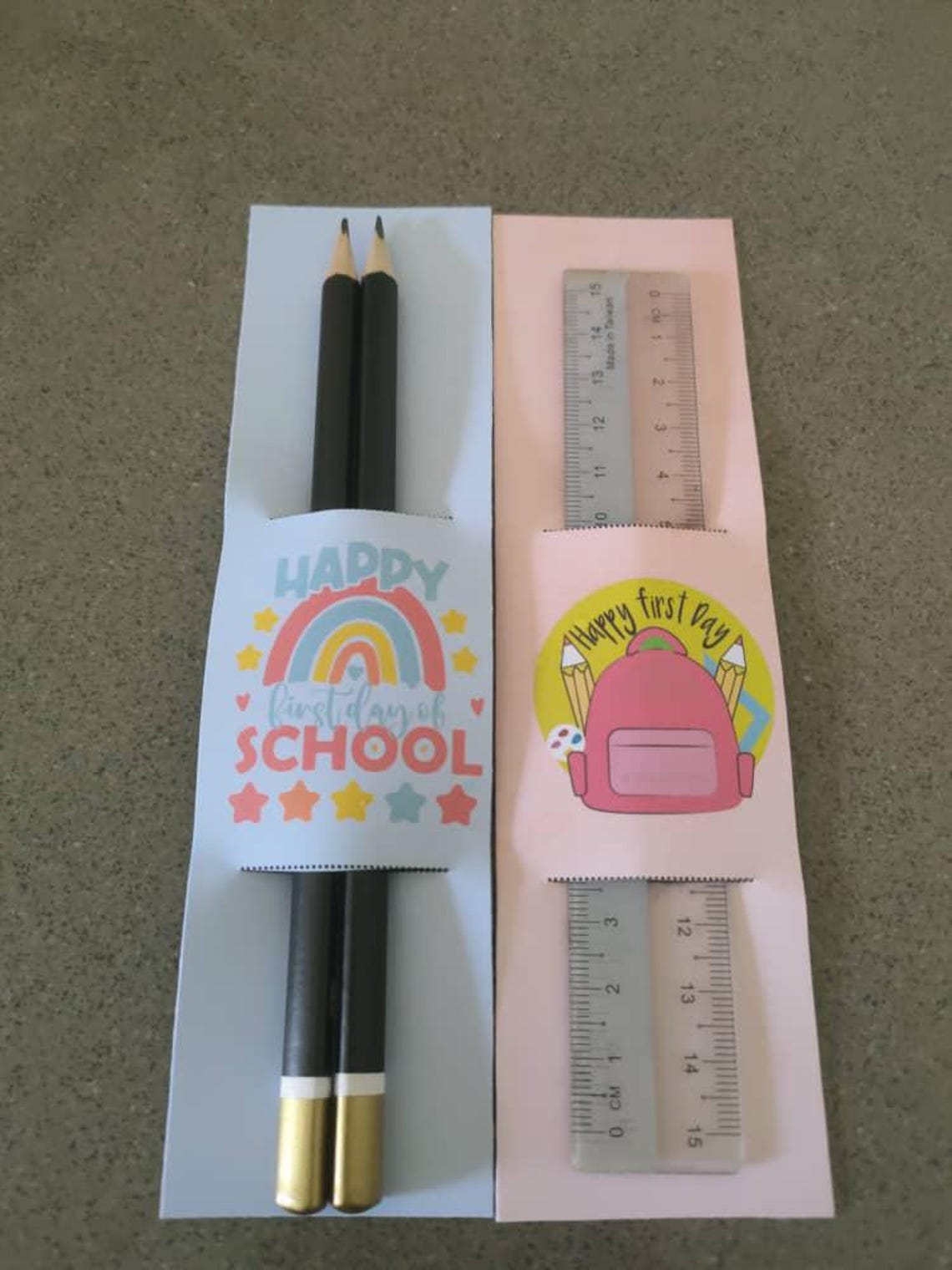 Printable Template for Back to School, Pencil Sleeve , Ruler Sleeve ...