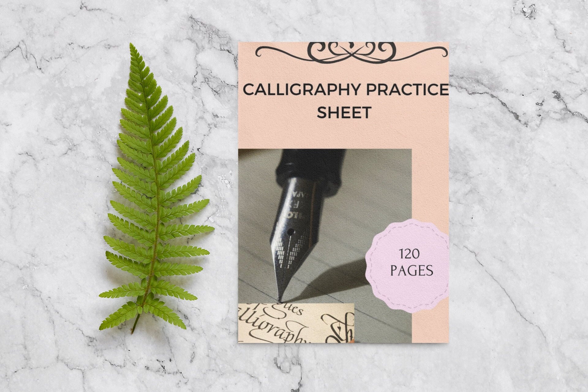 Calligraphy Practice Sheets Calligraphy Handwriting Blank - Etsy