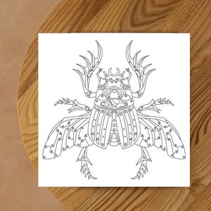 30 Pages Insects Steampunk Coloring Book, Steampunk Coloring, Cute ...