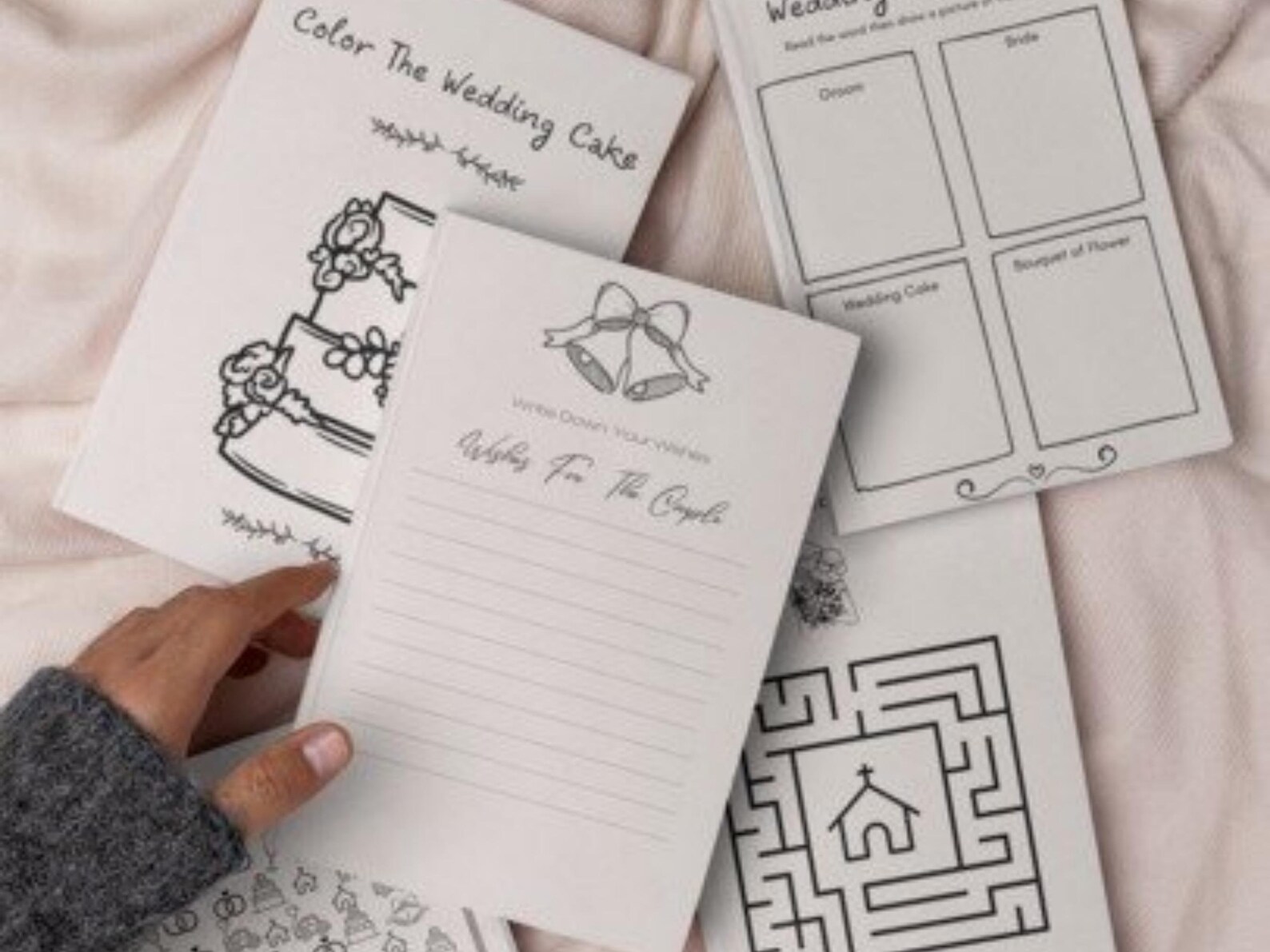 Children Wedding Activity Book Printable Digital Wedding - Etsy