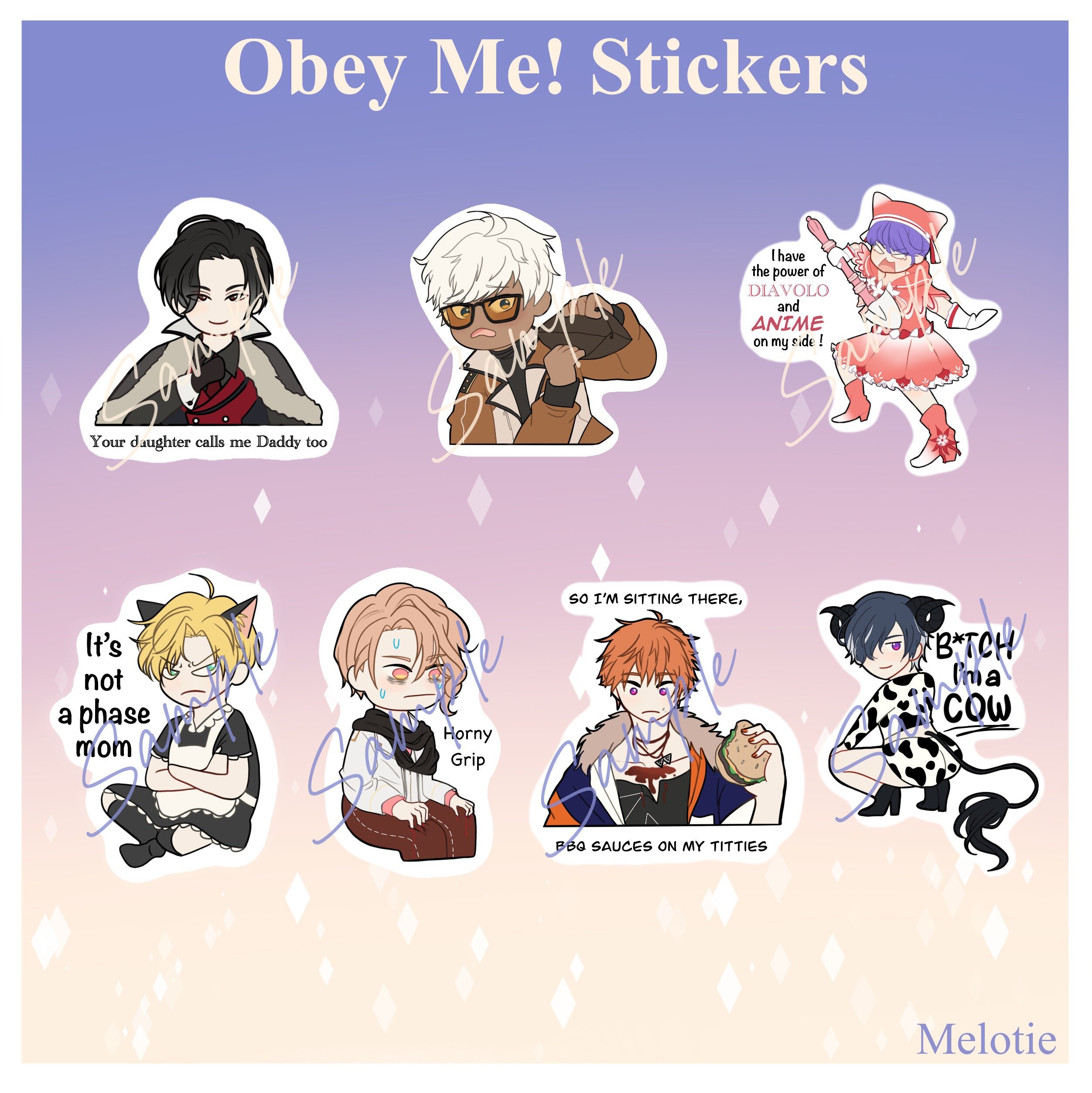 Obey Me Meme Stickers - Etsy UK