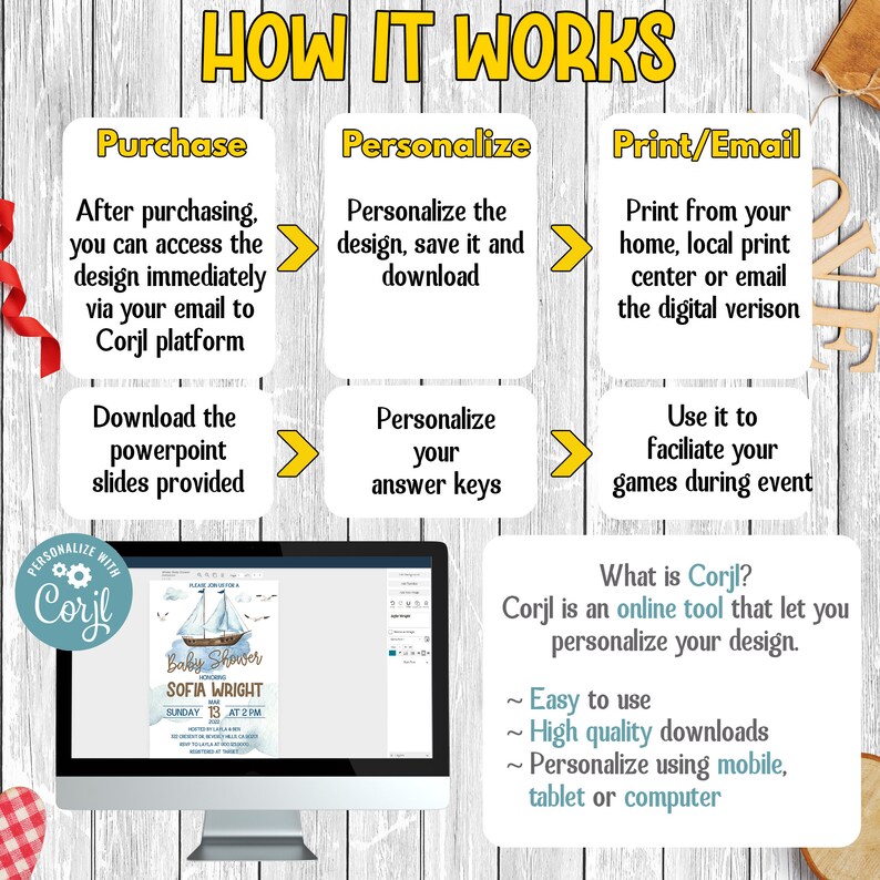 30 Printable Nautical Baby Shower Games, Editable Boat Baby Party Games ...