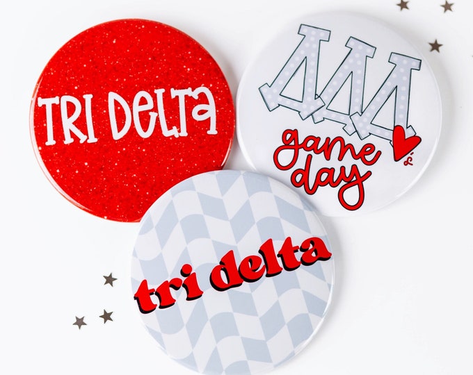ARKANSAS Delta Delta Delta Game Day Button Game Day Pin Sorority ...