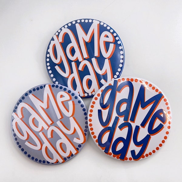 Auburn Game Day Buttons - Etsy