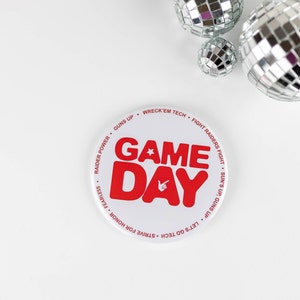 TEXAS TECH Game Day Buttons | Gameday Pins | College Football ...