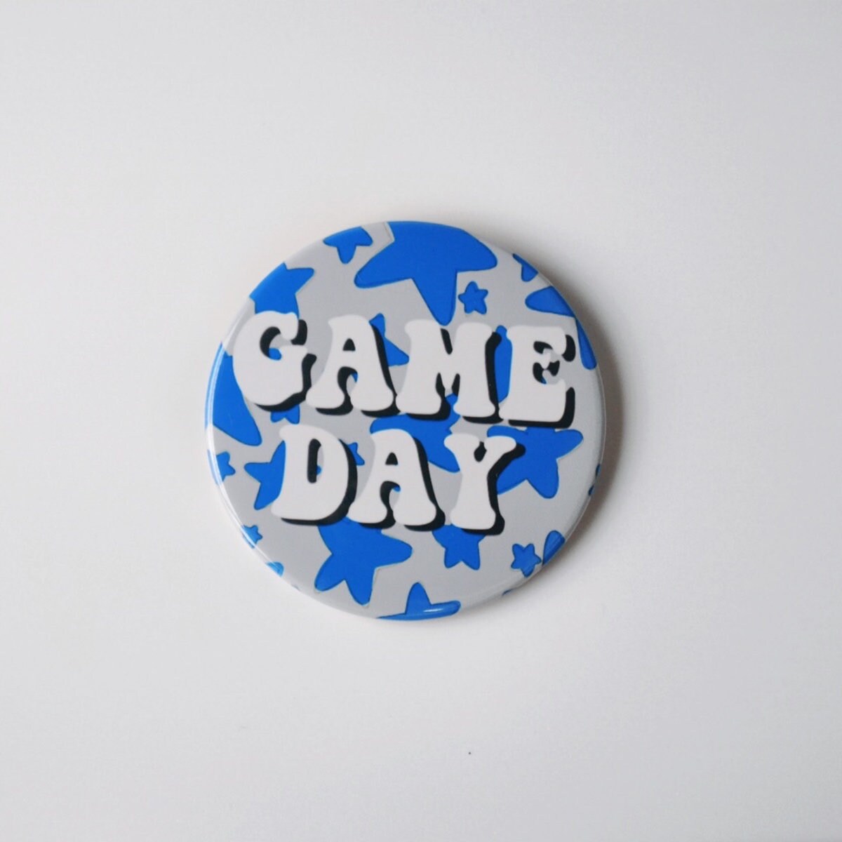 Blue Game Day Tailgate Buttons Game Day Pins College - Etsy