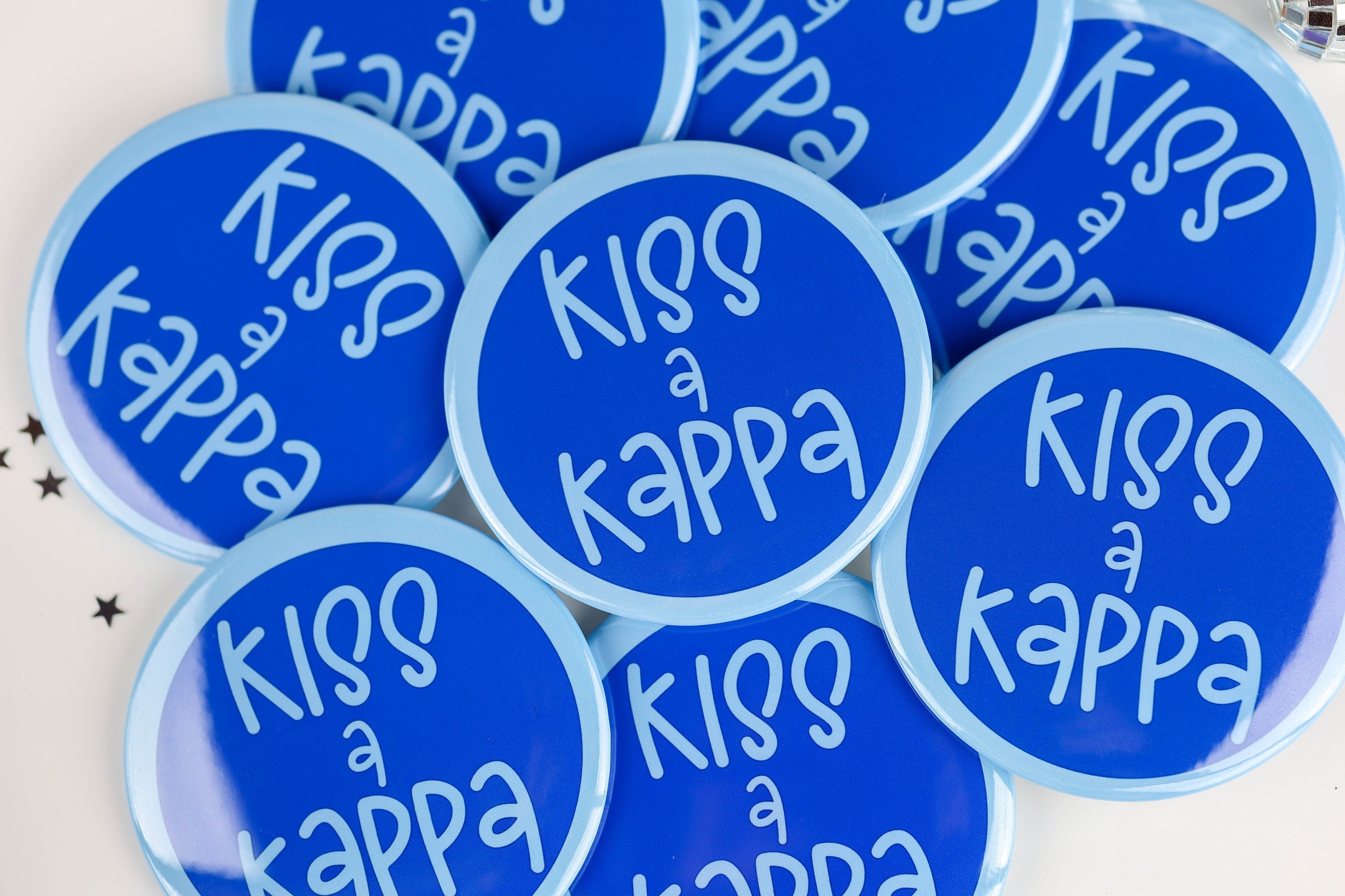 Kiss a Kappa Game Day Tailgate Buttons | Game Day Pins | College ...