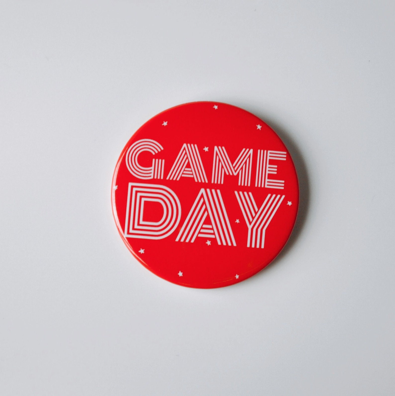 Red Game Day Tailgate Buttons Game Day Pins College - Etsy