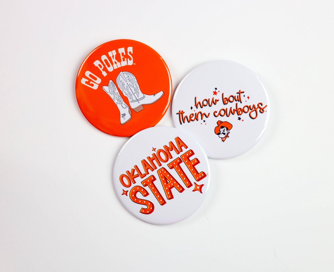 Oklahoma State University Game Day Buttons | Gameday Pins | College ...