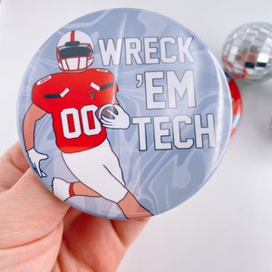 TEXAS TECH Game Day Buttons | Gameday Pins | College Football ...