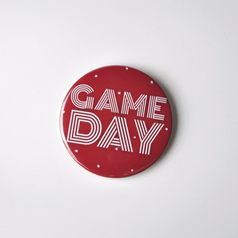 Maroon Game Day Tailgate Buttons Game Day Pins College - Etsy