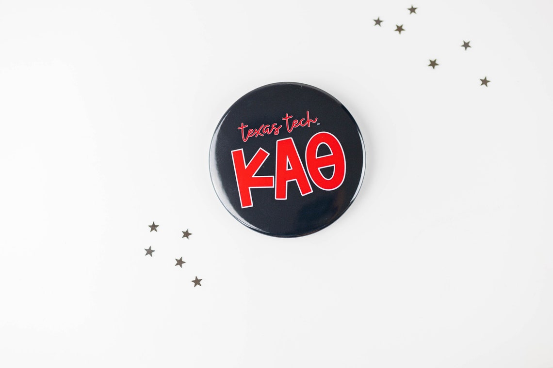 Kappa Alpha Theta Texas Tech Greek Game Day Tailgate Buttons | Game Day ...