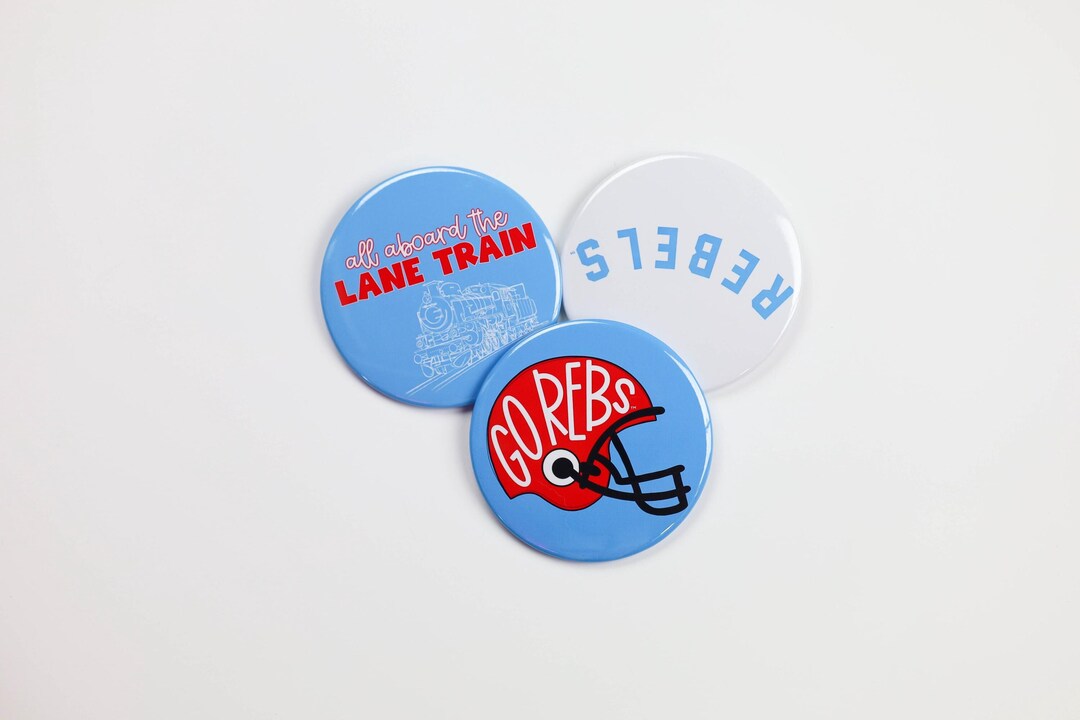 Ole Miss Game Day Buttons | Gameday Pins | College Football | Tailgate ...