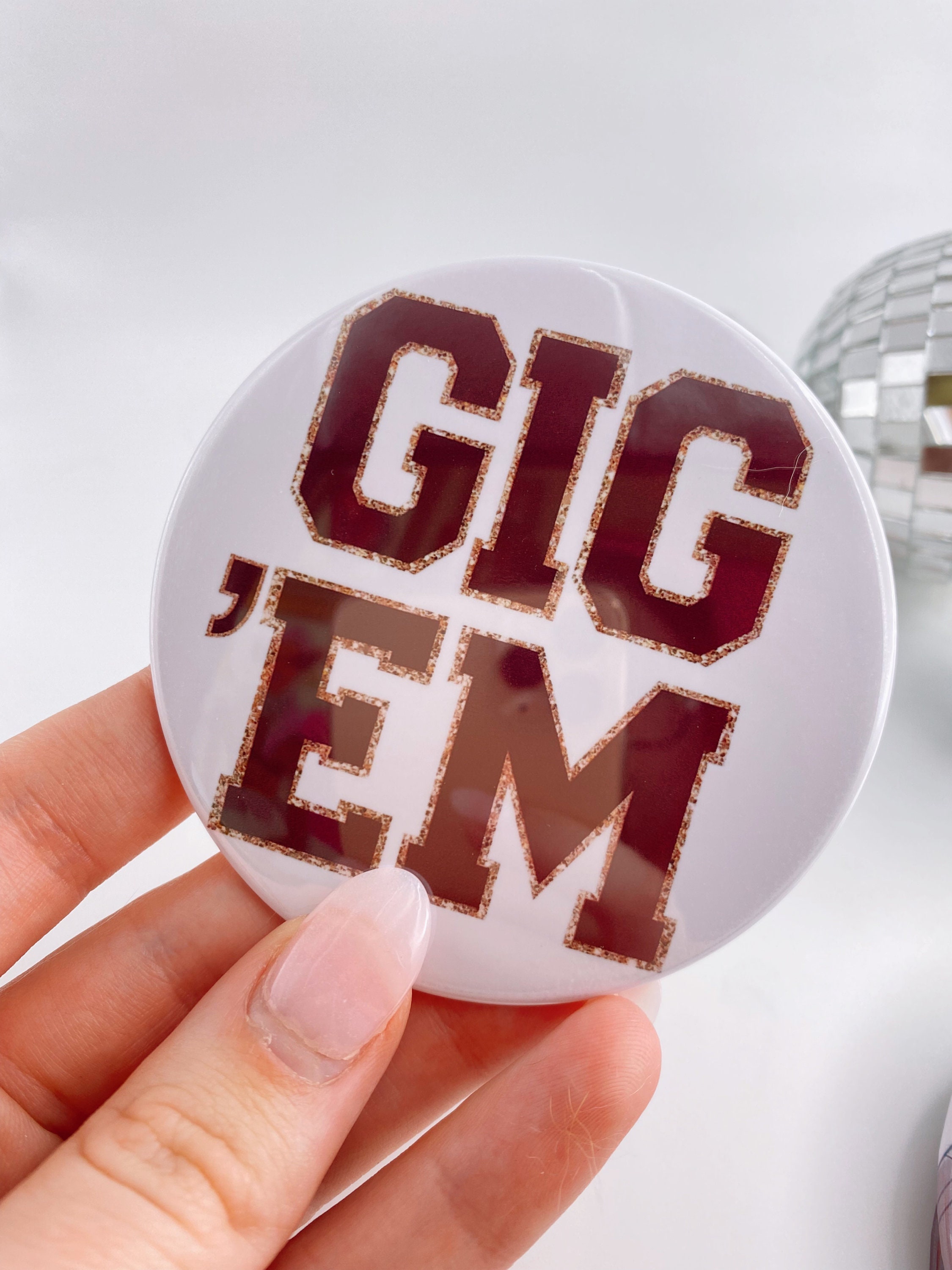 TEXAS A&M Maroon Game Day Tailgate Buttons Game Day Pins - Etsy