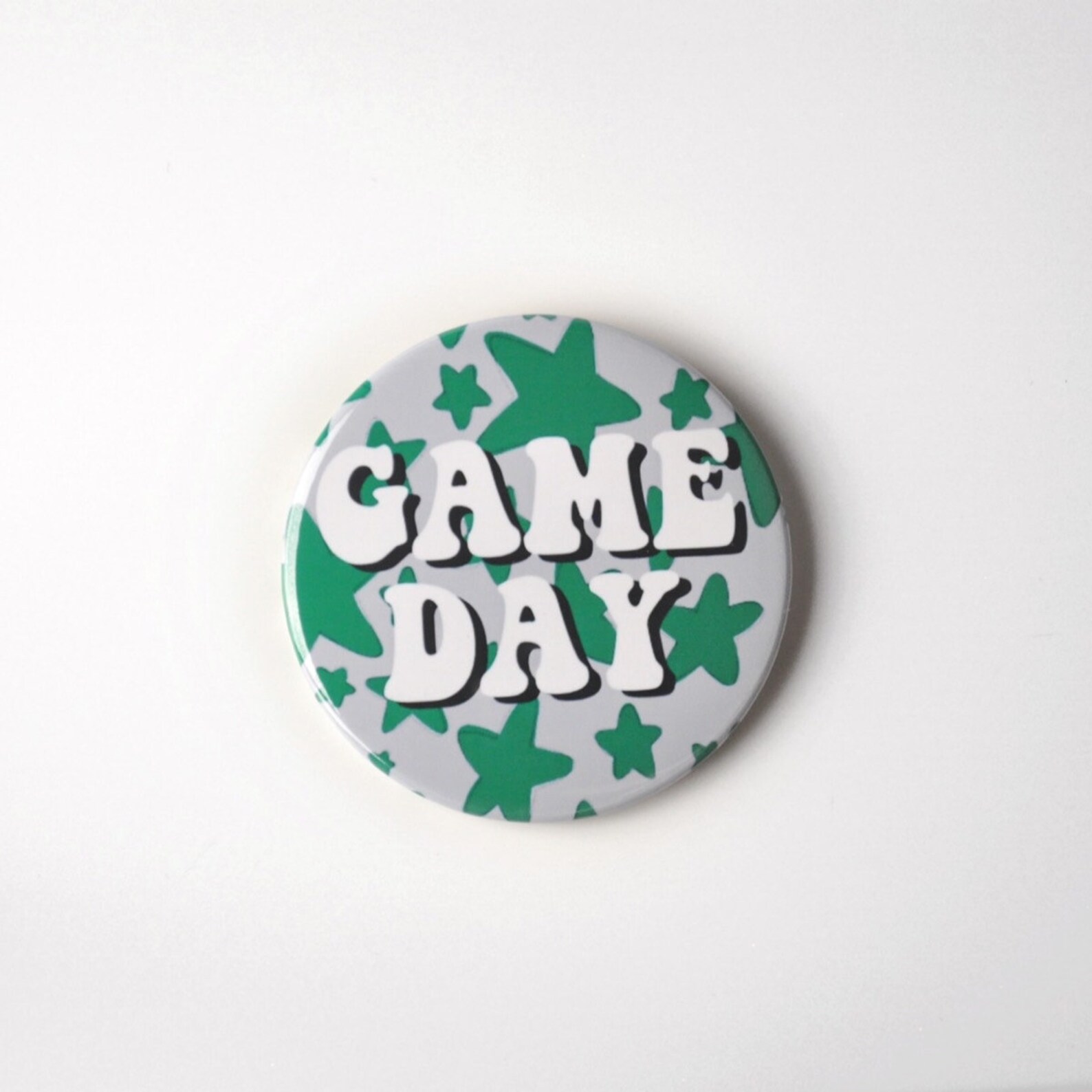 Green Game Day Tailgate Buttons Game Day Pins College - Etsy