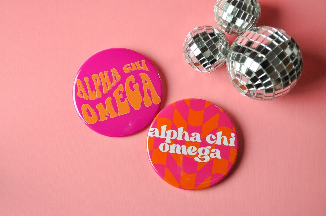 Alpha Chi Omega Game Day Tailgate Buttons | Game Day Pins | College ...