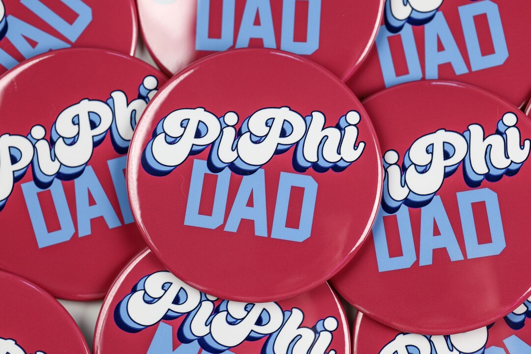 Pi Phi Dad Game Day Tailgate Buttons | Game Day Pins | College Football ...