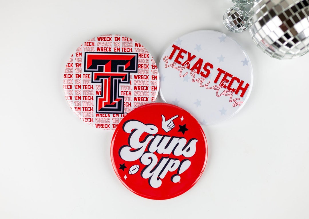 TEXAS TECH Game Day Buttons | Gameday Pins | College Football ...