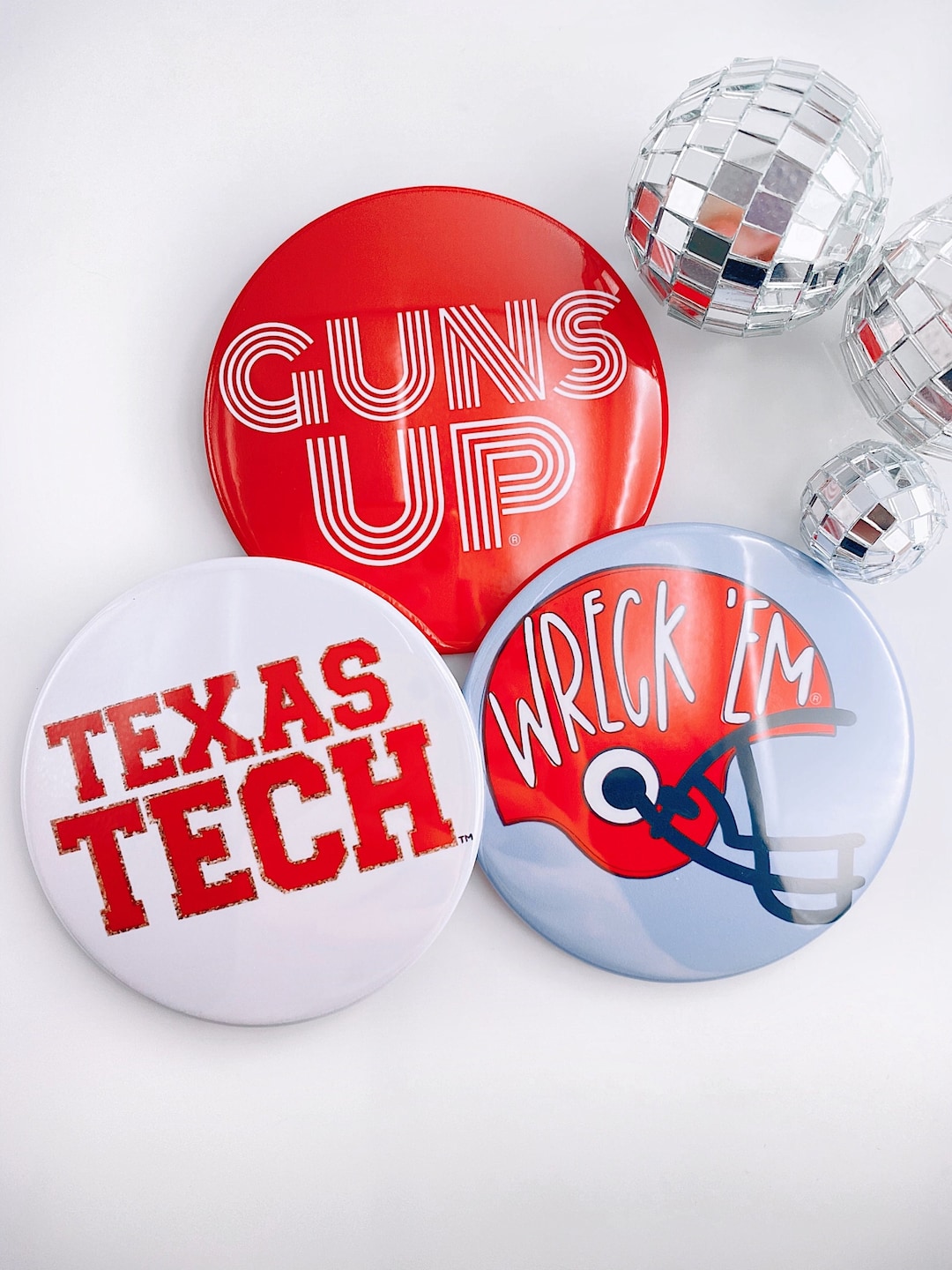 TEXAS TECH Game Day Buttons | Gameday Pins | College Football ...