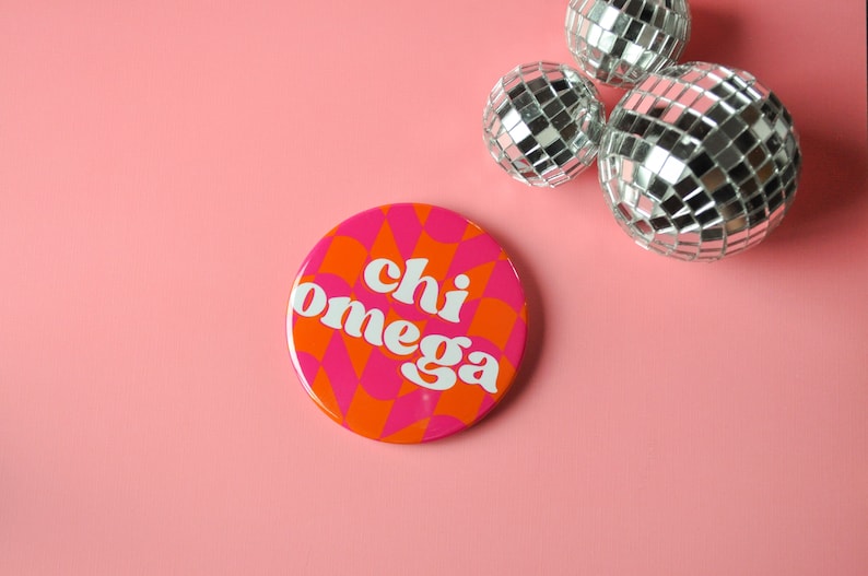 Chi Omega Greek Game Day Tailgate Buttons Game Day Pins - Etsy