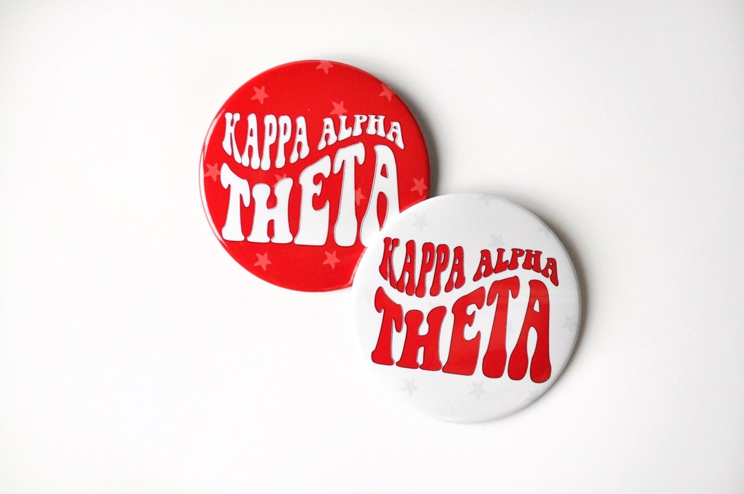 Kappa Alpha Theta Greek Game Day Tailgate Buttons | Game Day Pins ...