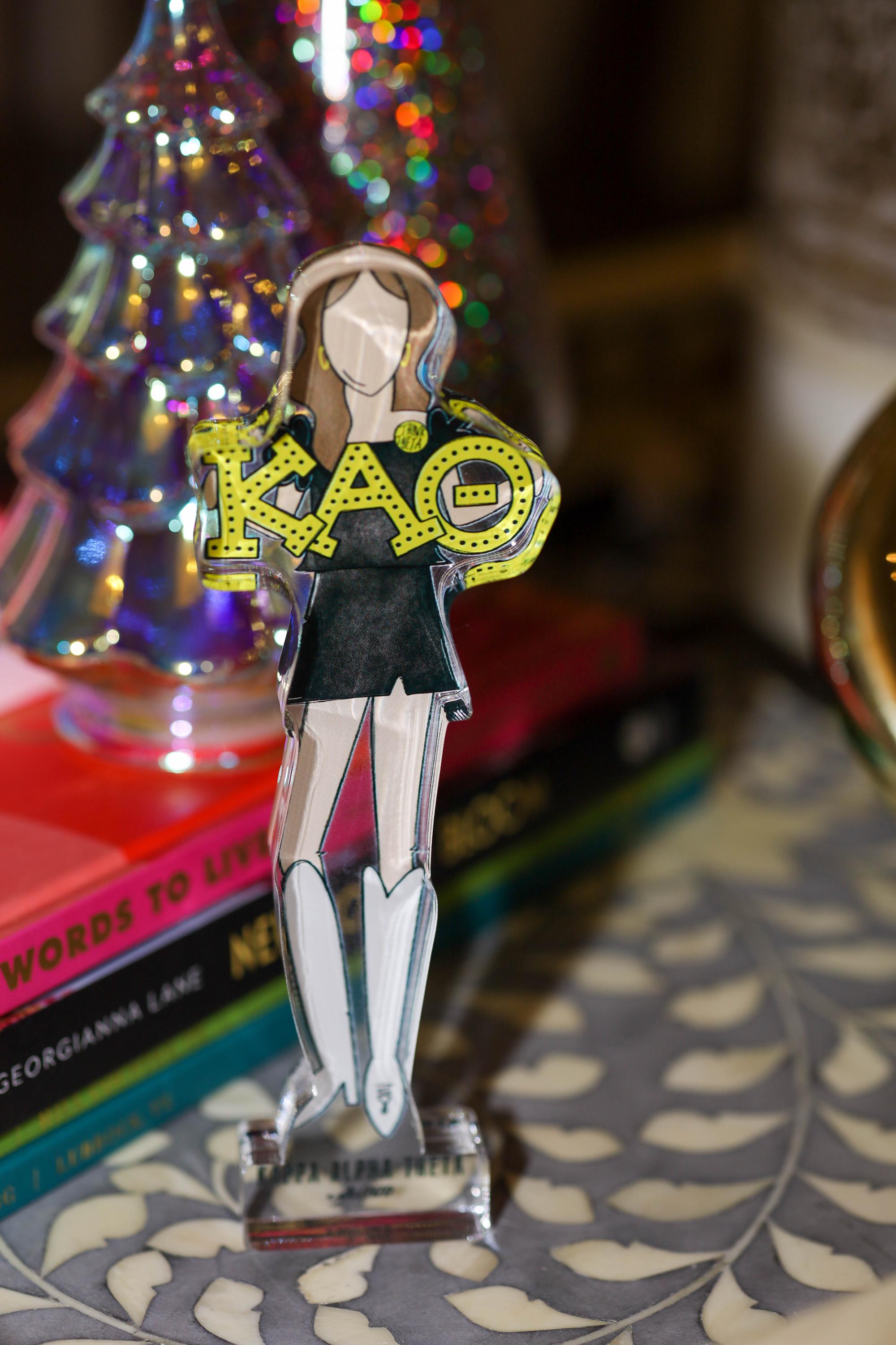 Kappa Alpha Theta Acrylic Block Shelfie | Sorority Art Block | Greek ...