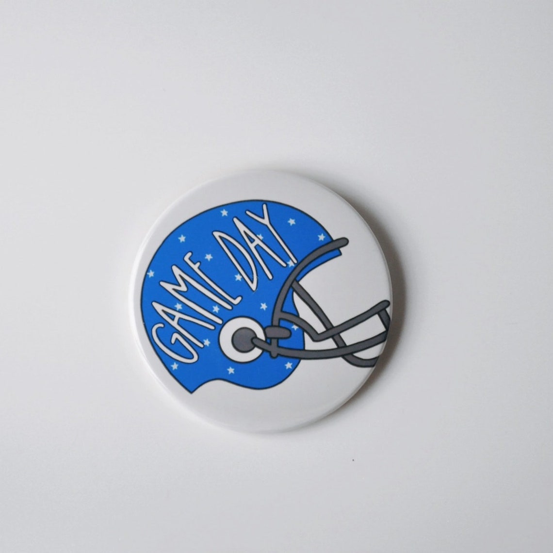 Blue Game Day Tailgate Buttons Game Day Pins College - Etsy