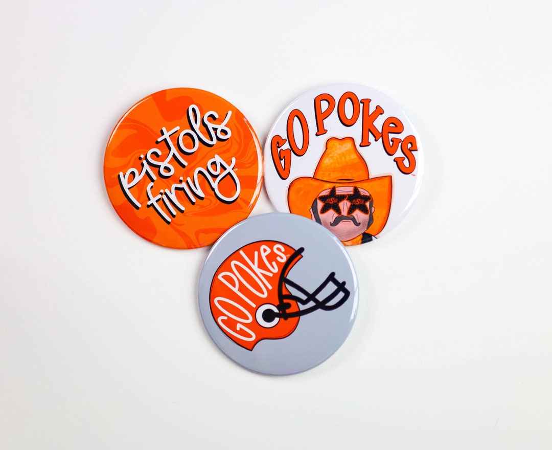 Oklahoma State University Game Day Buttons | Gameday Pins | College ...