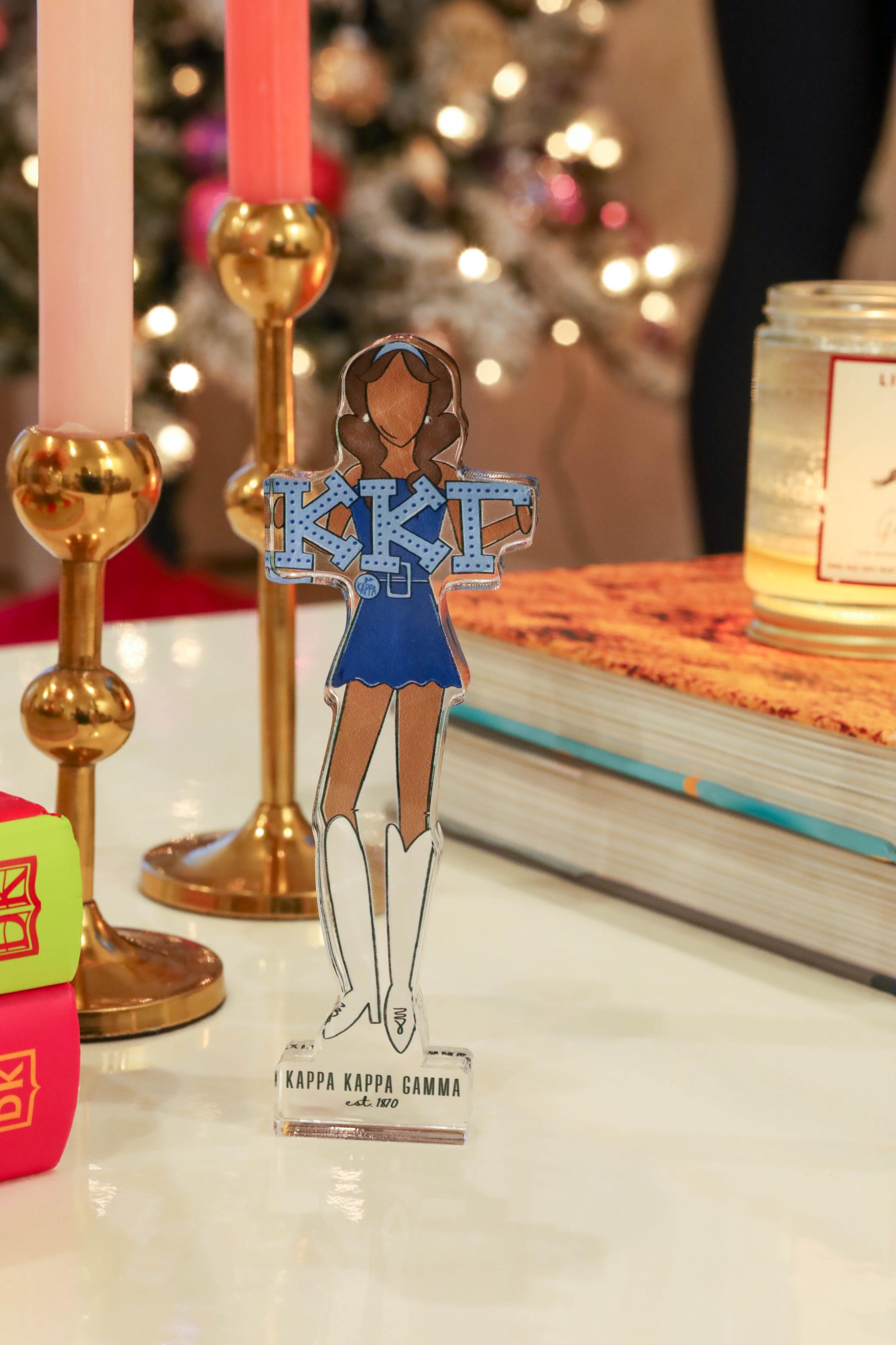 Kappa Kappa Gamma Acrylic Block Shelfie | Sorority Art Block | Greek ...
