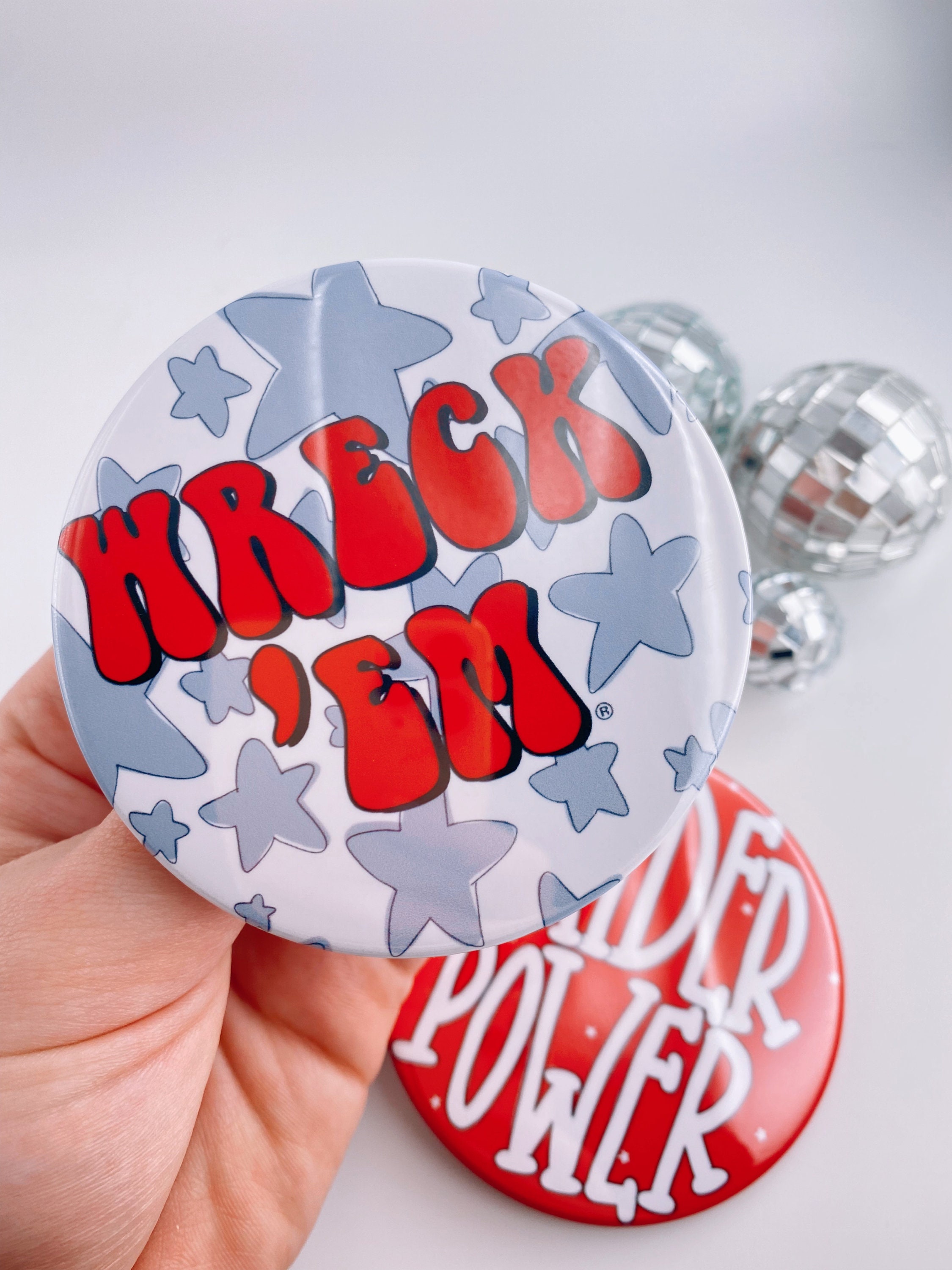 TEXAS TECH Game Day Buttons Gameday Pins College Football - Etsy