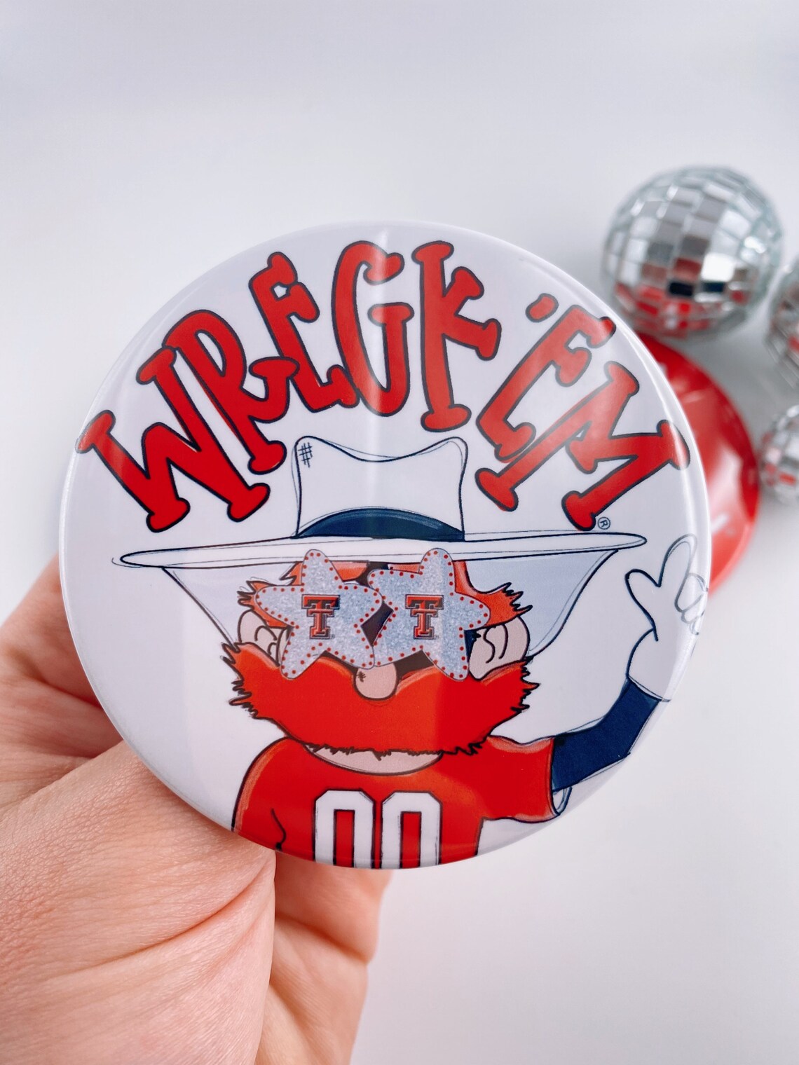 TEXAS TECH Game Day Buttons Gameday Pins College Football - Etsy
