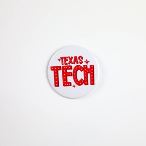 TEXAS TECH Game Day Buttons | Gameday Pins | College Football ...