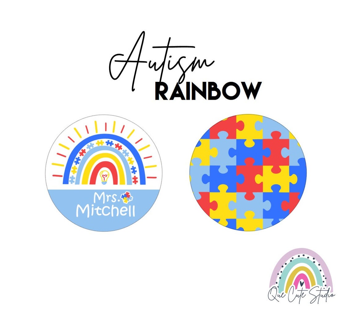 Autism Awareness Lanyard / Autism Rainbow / Special Education - Etsy