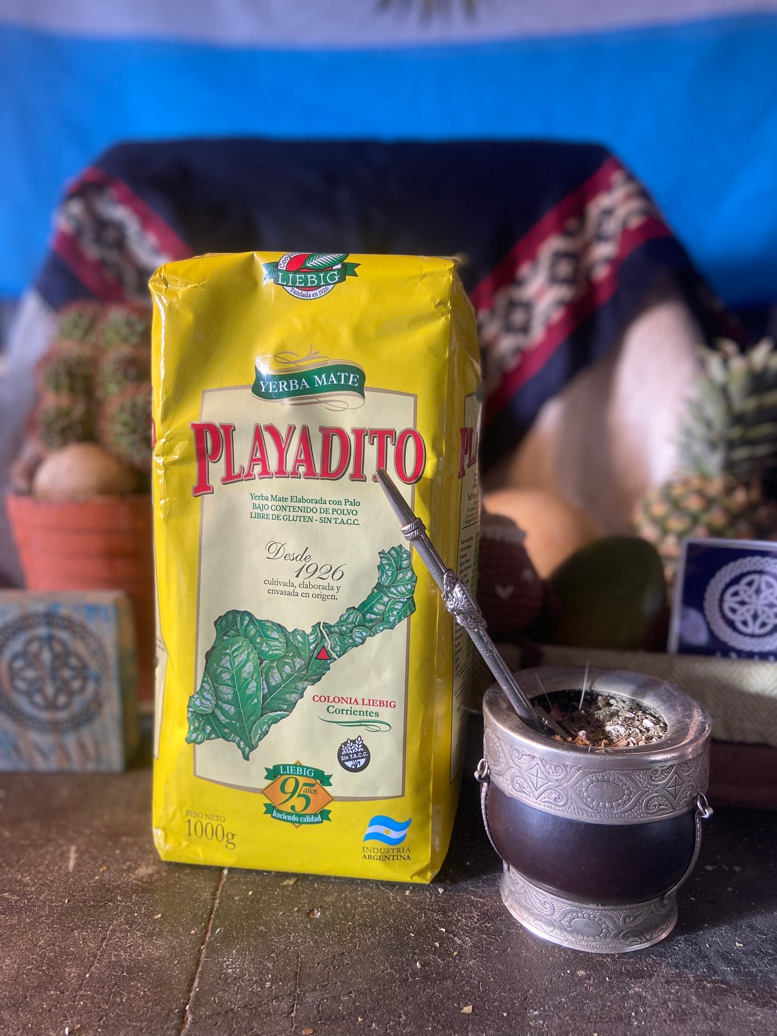 Playadito Yerba Mate 1kg Natural Loose-leaf Tea/health Argentine Drink ...