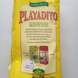 Playadito Yerba Mate 1kg Natural Loose-leaf Tea/health Argentine Drink ...