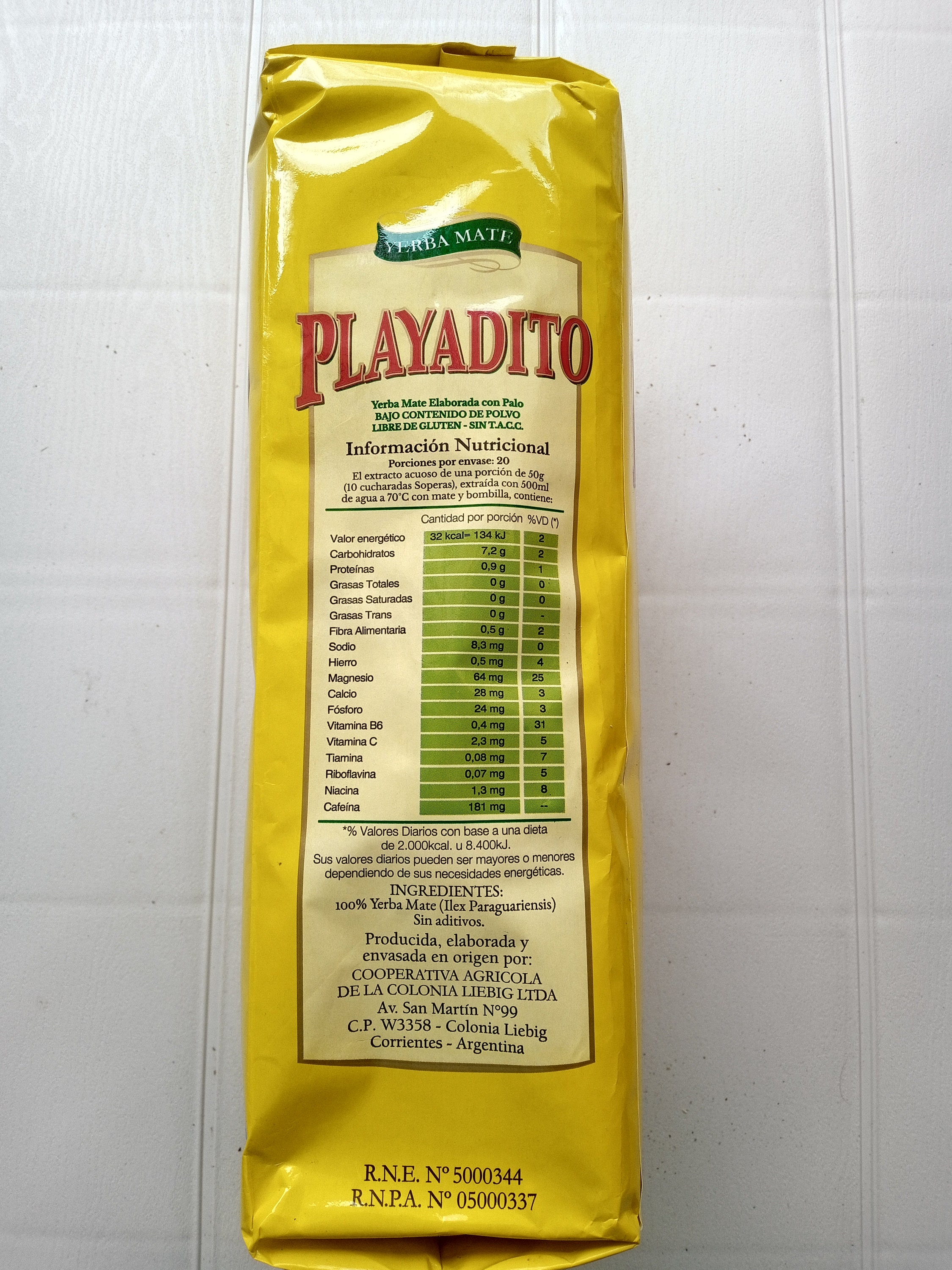 Playadito Yerba Mate 1kg Natural Loose-leaf Tea/health Argentine Drink ...