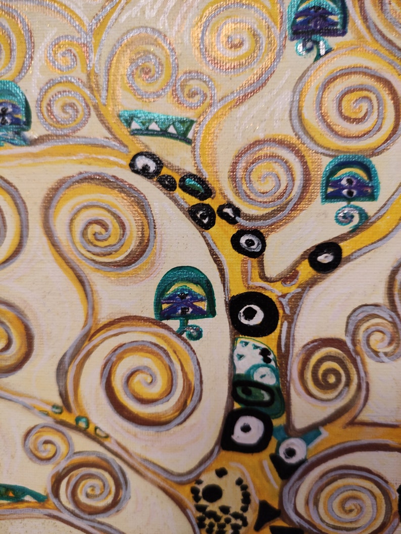 The Tree of Life. Stoclet Frieze. Life Tree Klimt. Original Hand ...