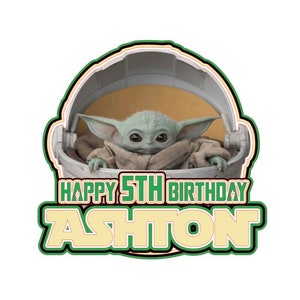 Grogu baby Yoda Cake Topper - Etsy