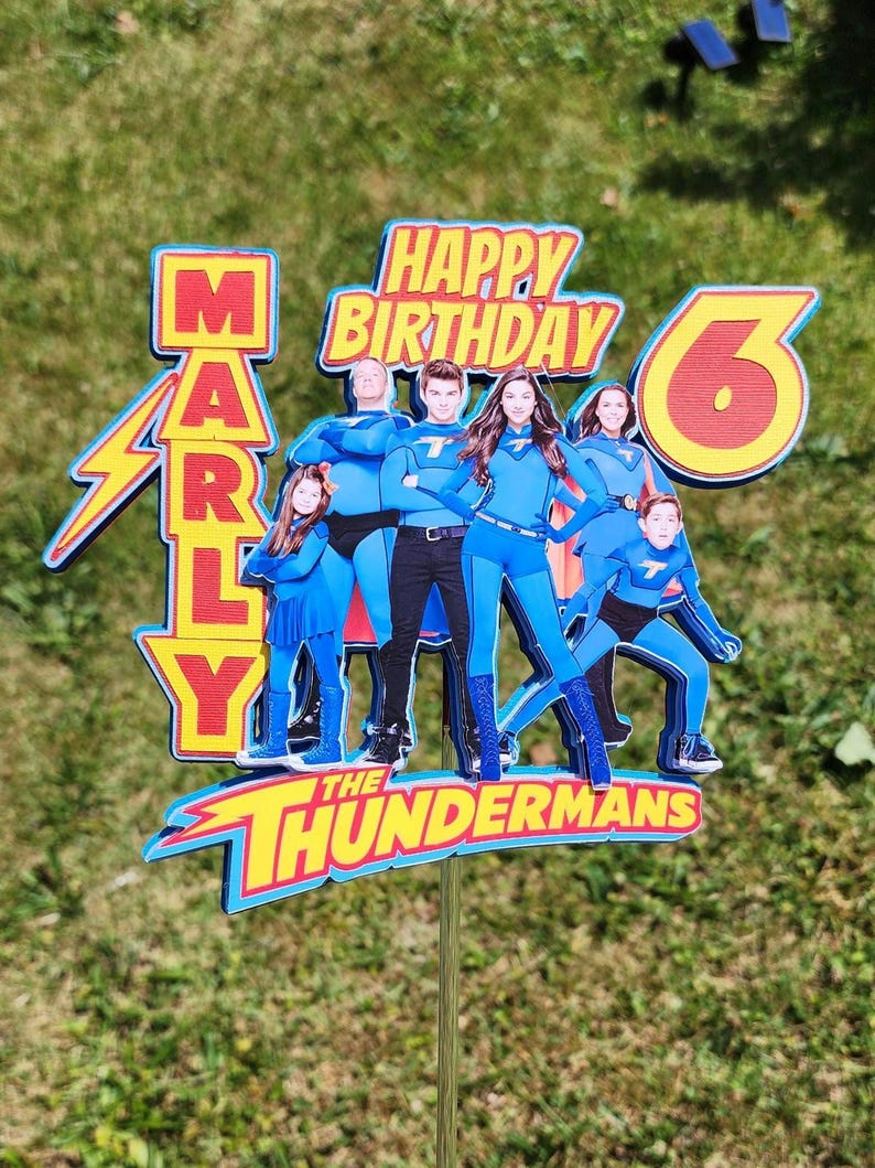 The Thundermans Cake Topper - Etsy