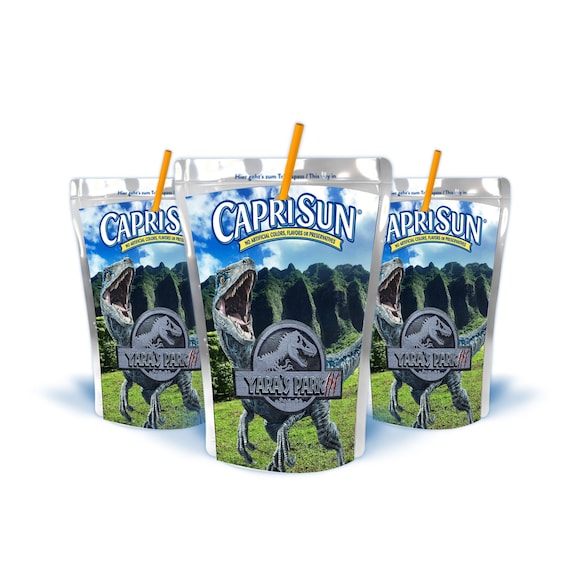 Jurassic World Custom Capri Sun Labels - Etsy
