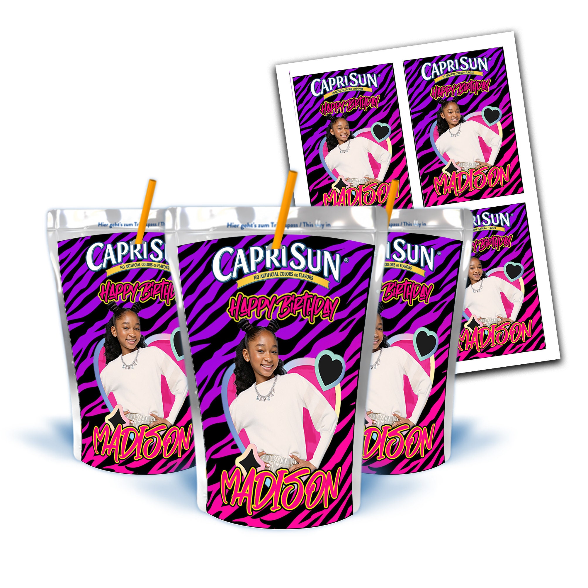 That Girl Lay Lay Capri Sun Labels (digital) - Etsy
