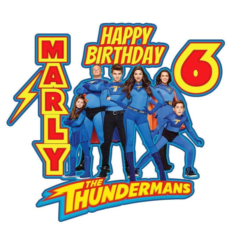 The Thundermans Cake Topper - Etsy