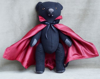 Teddy Vampire Bear - Etsy