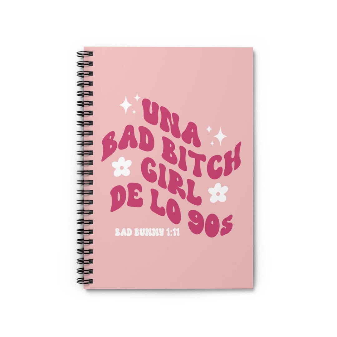 Bad Bunny Notebook, El Conejo Malo Notebook, Cute Gifts, School ...