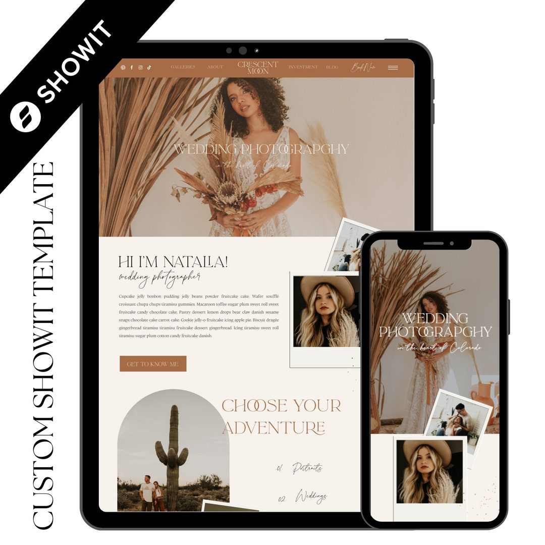 Showit Website Design ,showit Template, Showit Custom Template ...