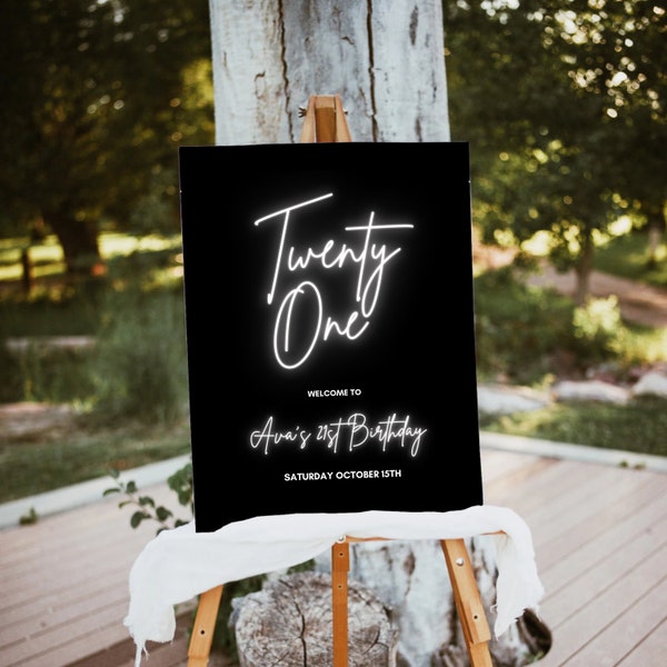 21st Birthday Sign - Etsy